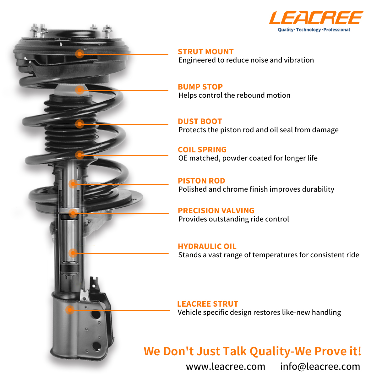 Wholesale Automobile Shock Absorbers Coil Spring Assembly for Toyota ...